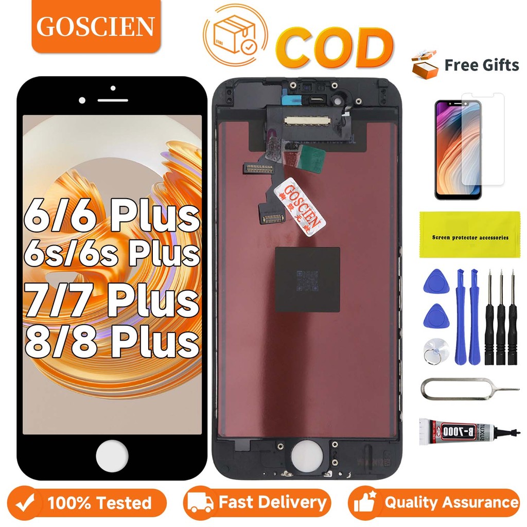 For iphone 6 6S 7 8 Plus LCD Touch Screen Digitizer Assembly ...