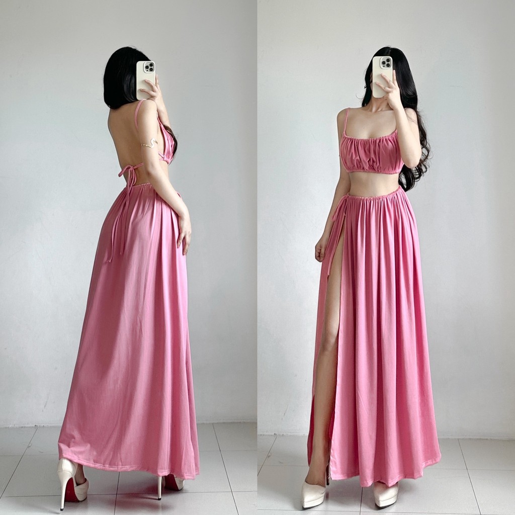 Genelle23 | Sachi 2 -in-1 Summer Outfit Coords Plain for Women | Fit ...