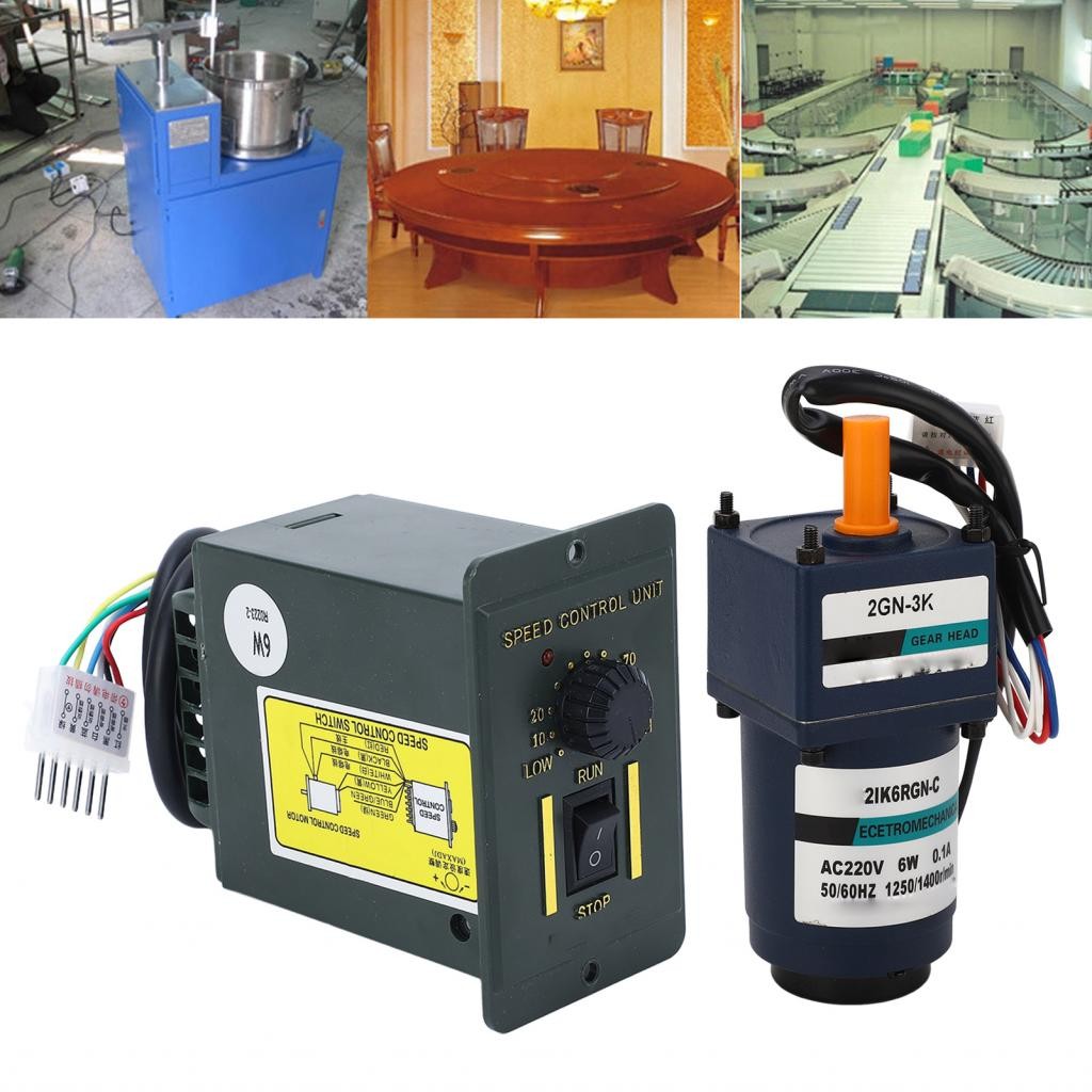 Dioo Variable Speed Motor 0.8uF Reduction Geared 6W AC220V for Vending ...