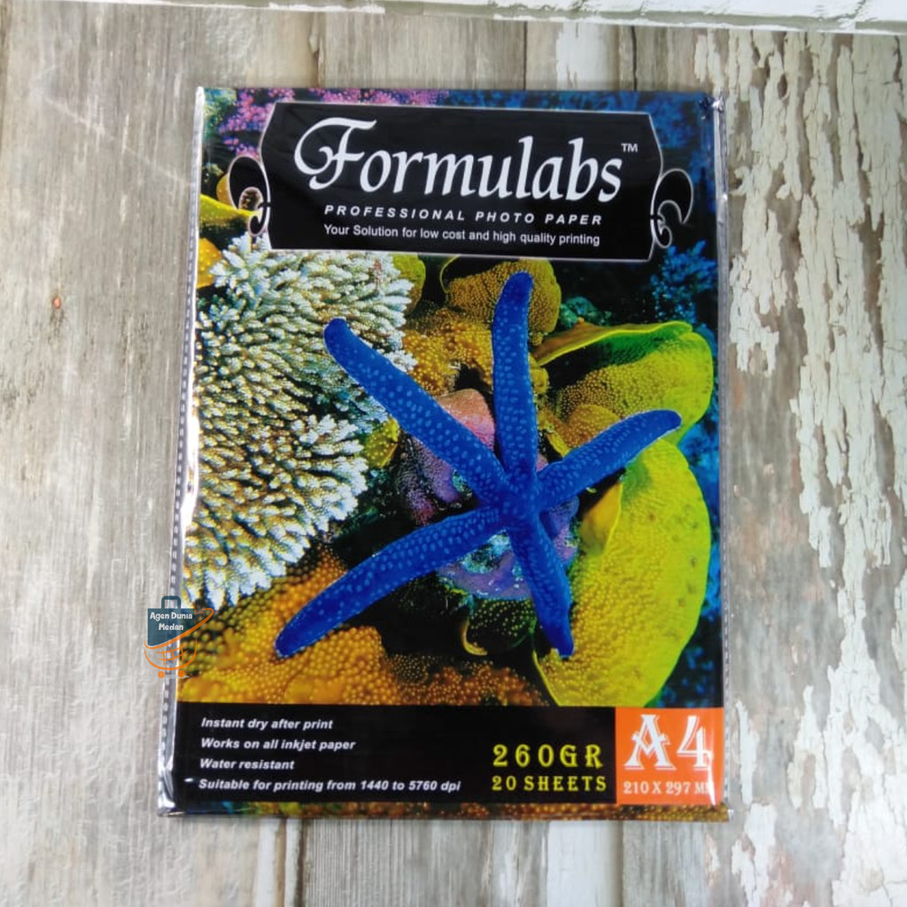 SILKY glossy PHOTO paper 260 GRAM FORMULABS A4 / PHOTO PAPER CONTENTS ...