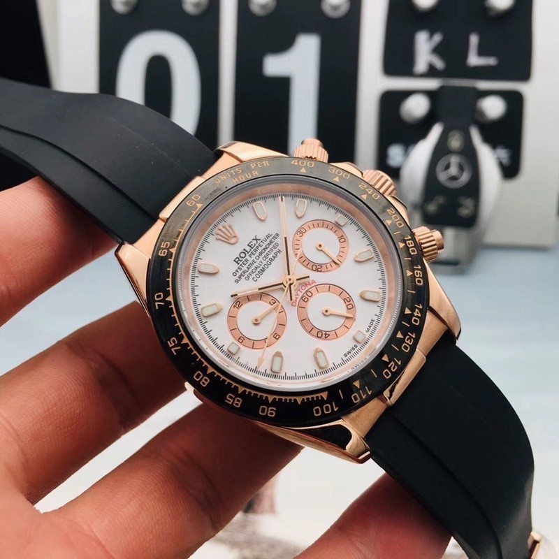 Rolex & Men's Watch Panda Ceramic Ring Daytona Yacht Automatic ...