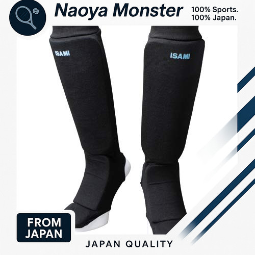 (Direct from Japan)ISAMI Isami Total Leg Guard F (32-39cm 56cm) Black ...