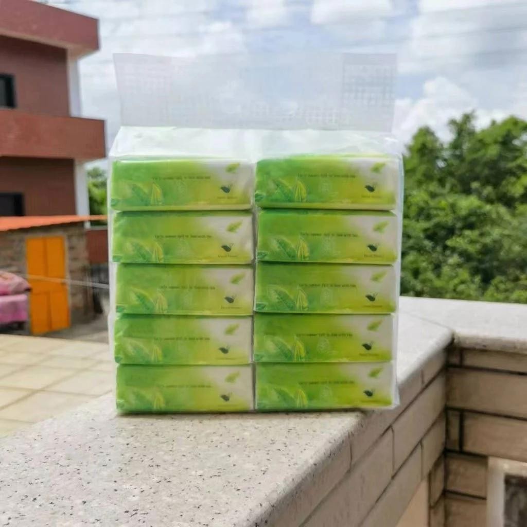 Facial Tissue Paper Organic green tea white tissue 240seri | Shopee ...