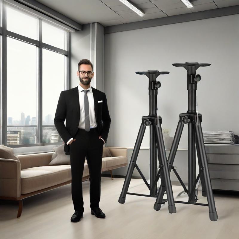Buy 1 Take 1 Metal Bracket HEAVY DUTY Professional Metal Tripod Speaker Stand Bargain | Shopee ...