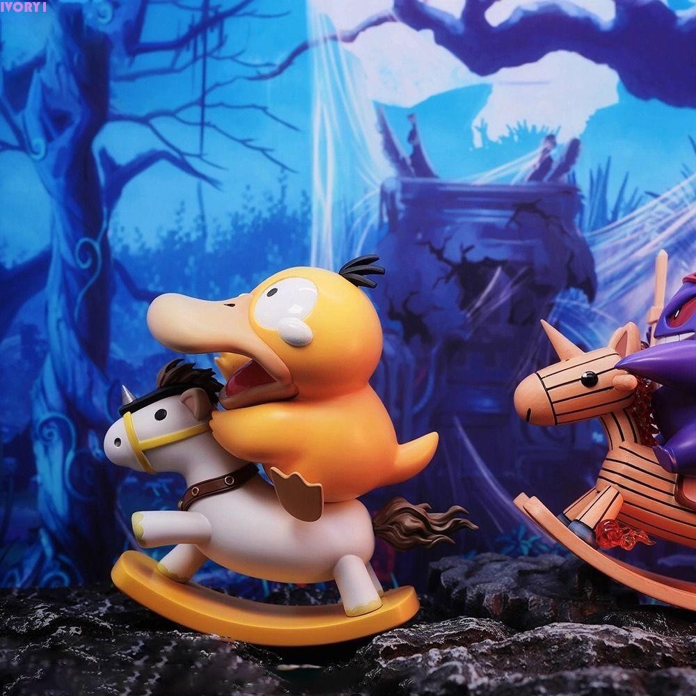 IVORY1 Anime Action Figure, Psyduck&Gengar Rocking Marco Pada Duck ...