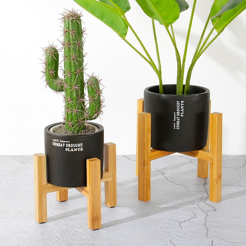 Yo-Fun Bamboo Wood Stand/Rack Plant Holder assembling bonsai stand ...