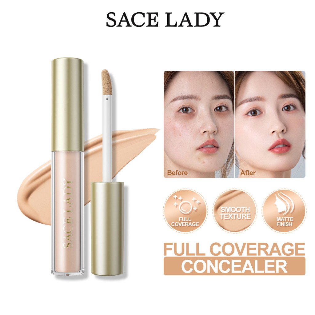 SACE LADY Full Cover Concealer Sample Smooth Texture Matte Flawless ...