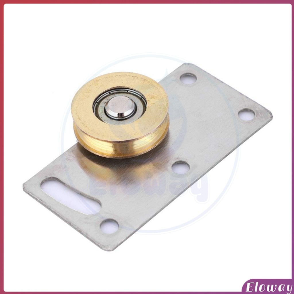 ELY Sliding Door Rollers Wardrobe Nylon Pulley Hanging Wheel Cabinet ...