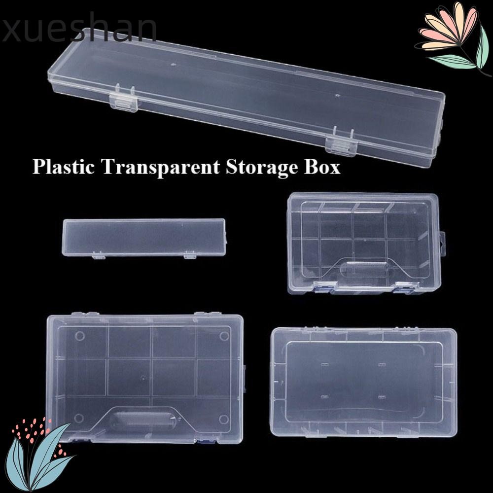 XUESHAN Transparent Storage Box, Transparent Plastic Jewelry Beads ...