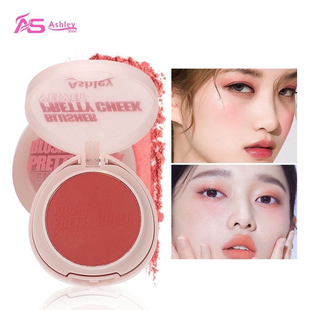 Ashley Shine Blusher 4.5g Bean Paste Powder Blush On High Pigment ...