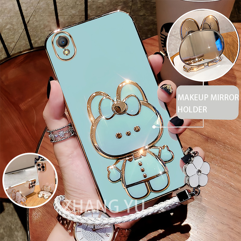 Case For OPPO A37 A37F Phone Case TPU 3D Rabbit Stereo Stand shockproof ...