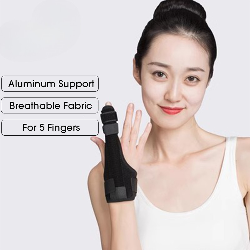 1PCS Trigger Finger Splint Aluminum Finger Splint Brace Adjustable ...