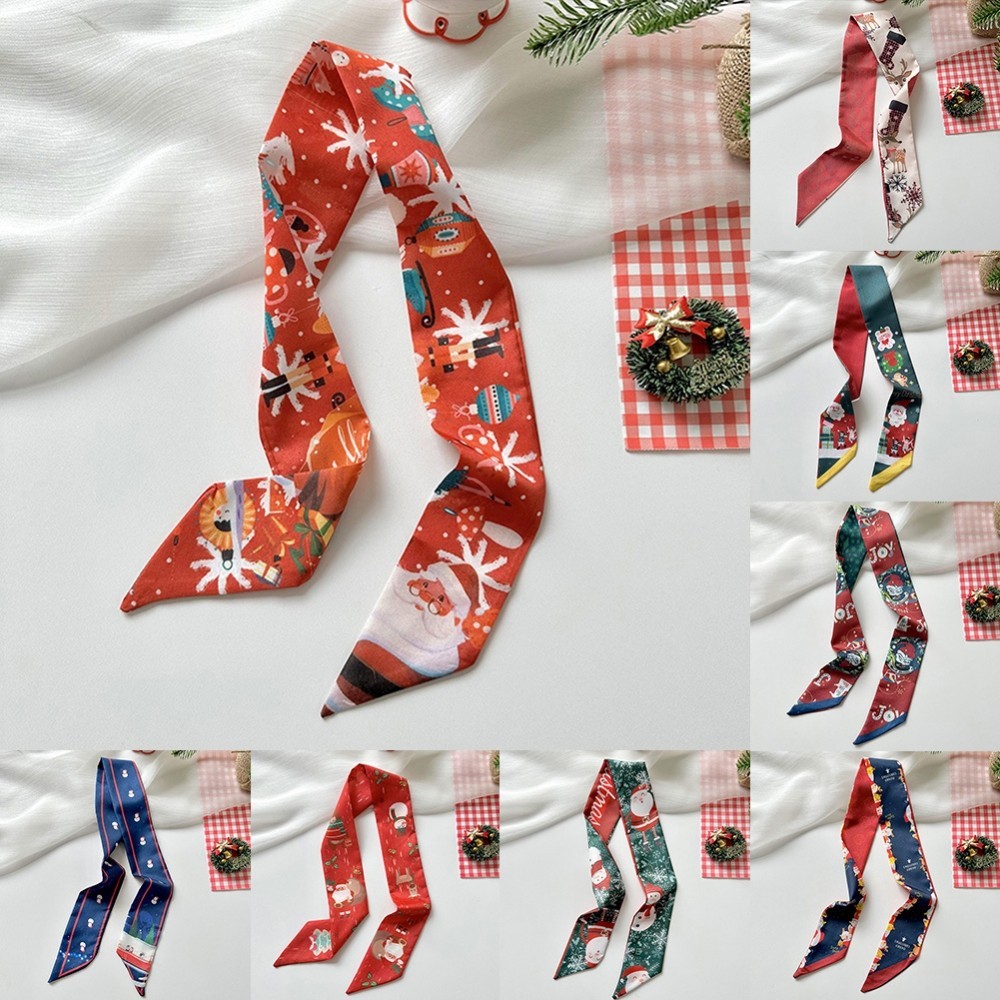 Tie Style Narrow Silk Scarf Perfect Addition to Your Accessories ...