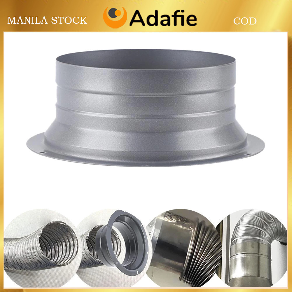 4-8inch Air Vent Adapter Metal Flange Air Vent Straight Flange Air ...