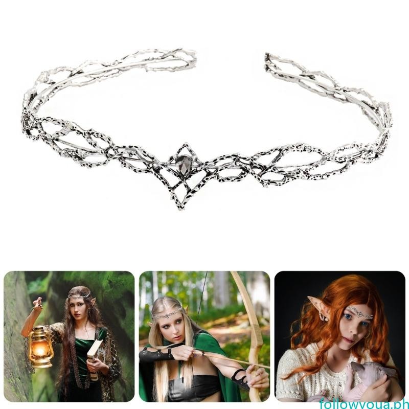 fol Multipurpose Elven King Crowns Unisex Elegant Designs with Light ...