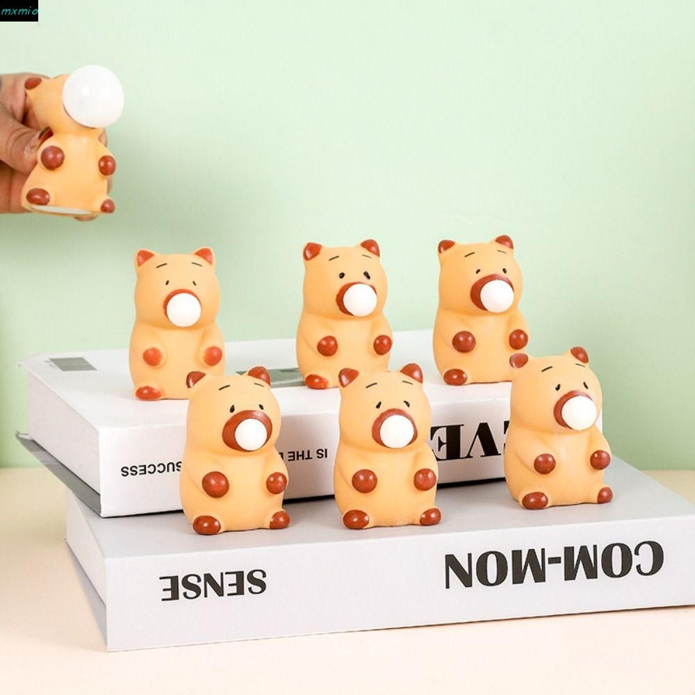 MXMIO Capybara Shape Squeeze Toys, Vinyl Blow Bubble Squeeze Sensory ...