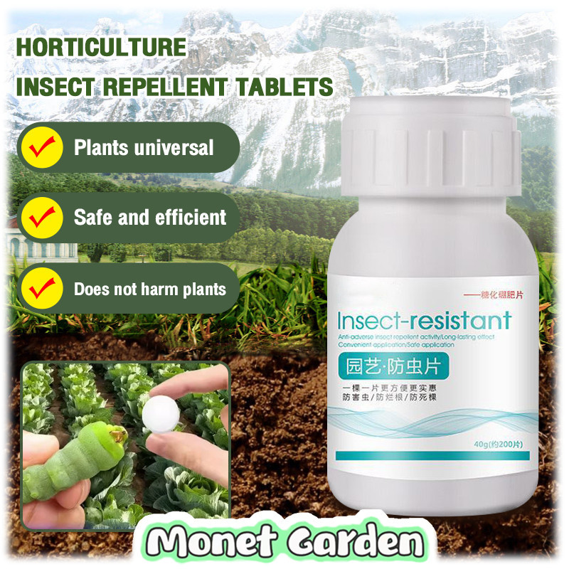 Horticultural insect repellent tablets, potted plant root rot ...