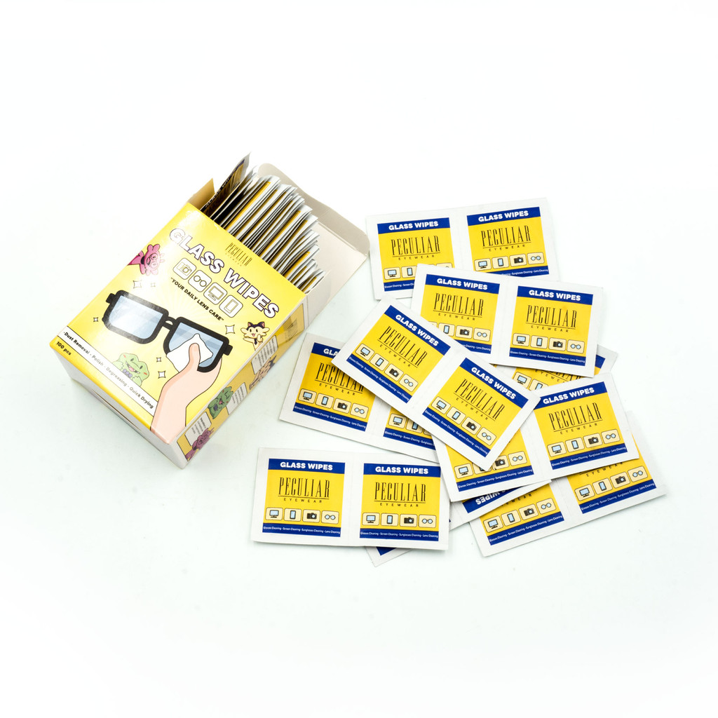 Peculiar Eyewear Glass Wipes Dust Eyeglasses Cleaner Degreaser Non ...