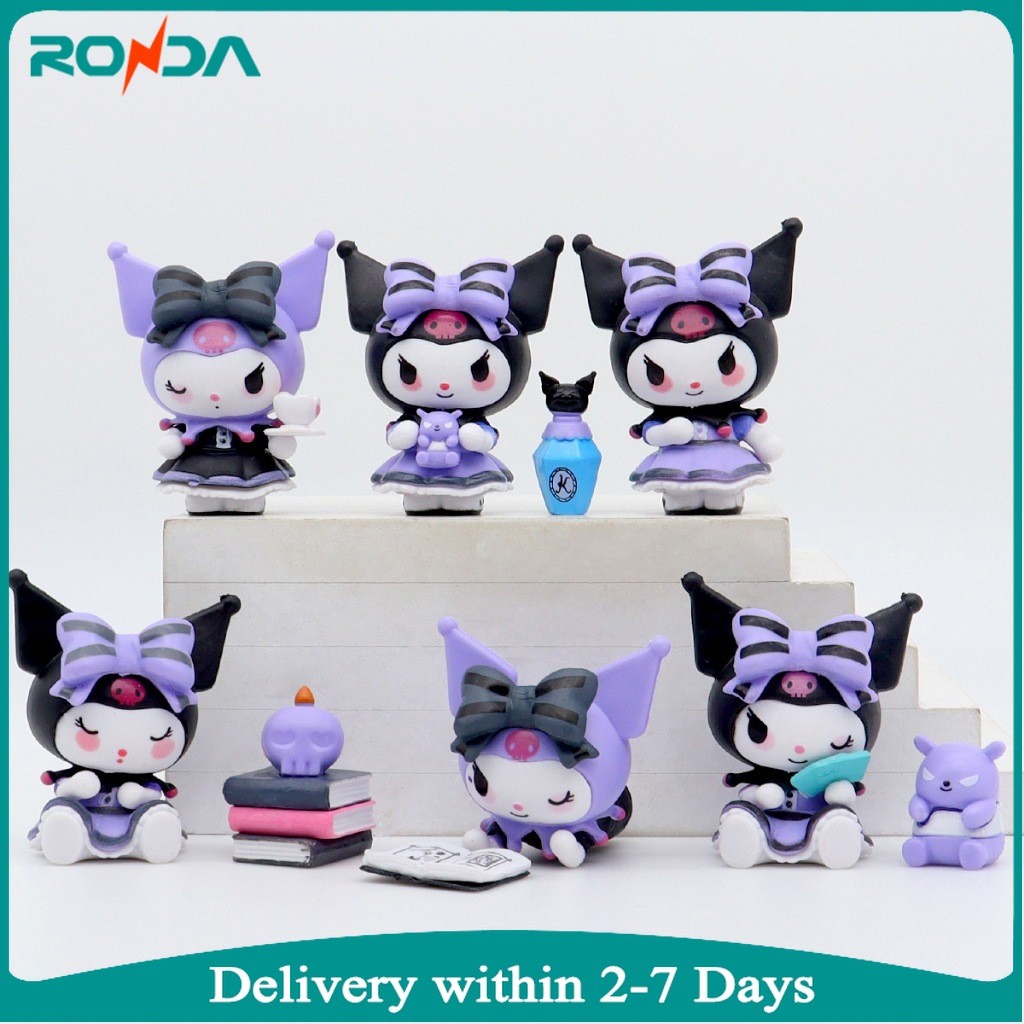 New Sanrio Kuromi Mini Figurine Blind Box Desktop Decoration Birthday ...