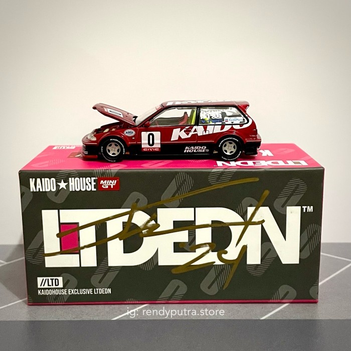 Kaido HOUSE Honda Civic EF KANJO LTDEDN Yokohama Hobby Forum 2024 Sign ...