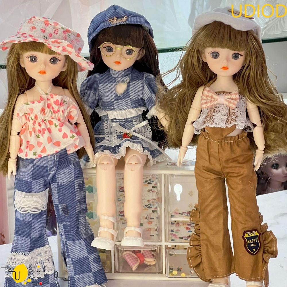 UDIOD Big Eyes Princess BJD Doll, Movable Korean Makeup Look 30cm Bjd ...