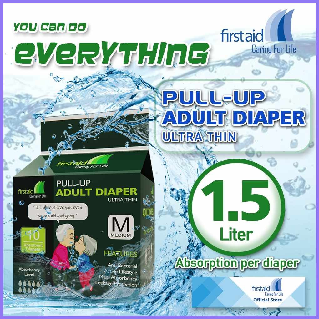 First`v[Aid]td&Pull-up+R@E@Adult+l@Diaper,g[Ultra,M[Thin,M[10pcs/pack ...