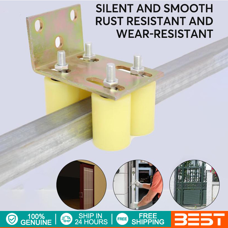 Sliding Gate Top Guide Nylon Rollers With L Bracket Set Upper Nylon ...