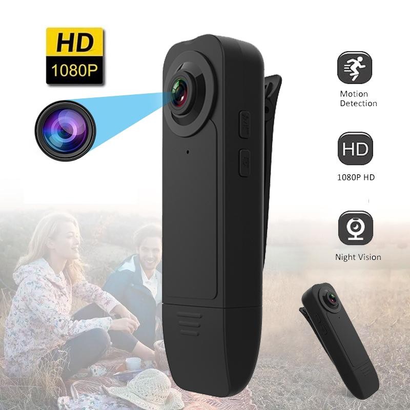 HD 1080P Portable Back Clip Body Camera Mini DV Police Recorder Outdoor ...