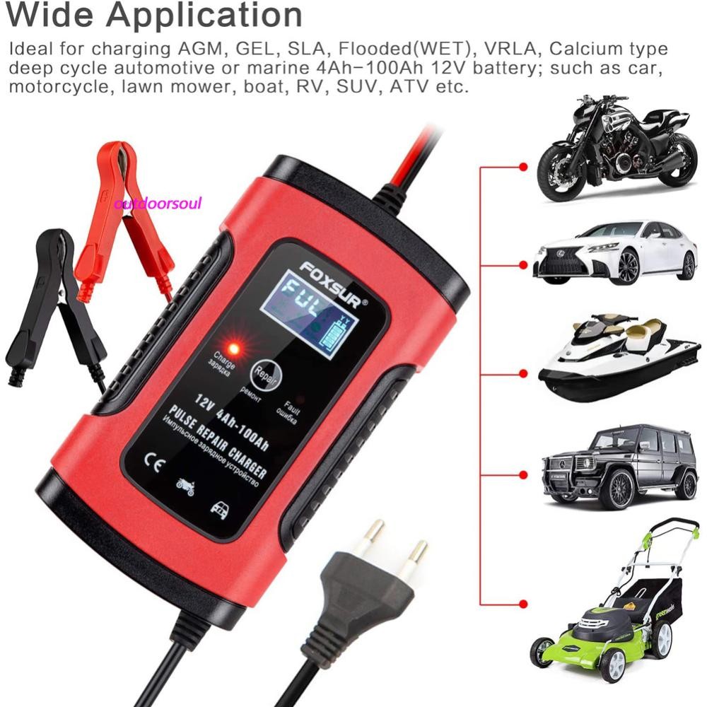A# Portable Car Booster with LCD Display Battery Booster 12V 5A for ...
