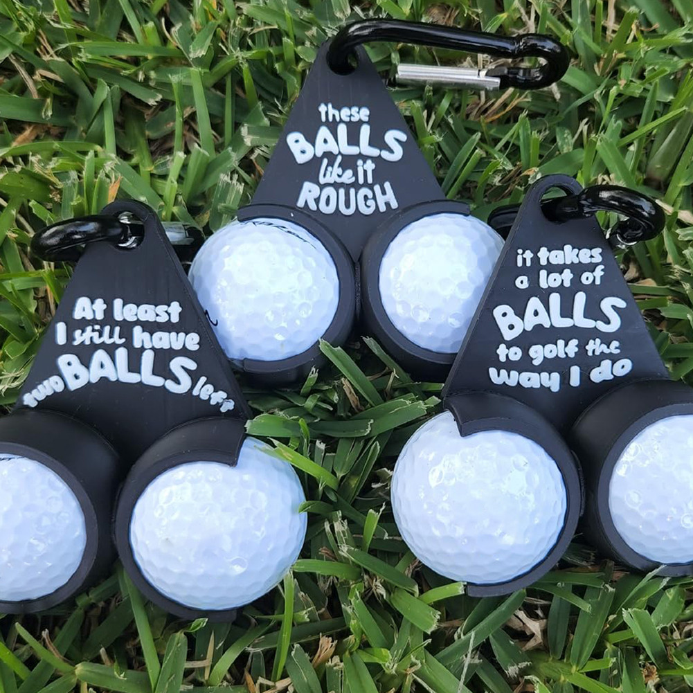 Golf Ball Holder Golf Ball Rack with Clip Golf Ball Carrier Portable ...