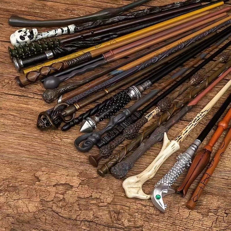 35-40cm Metal Core Magic Wands Toys Hermione Ron Dumbledore Malfoy ...