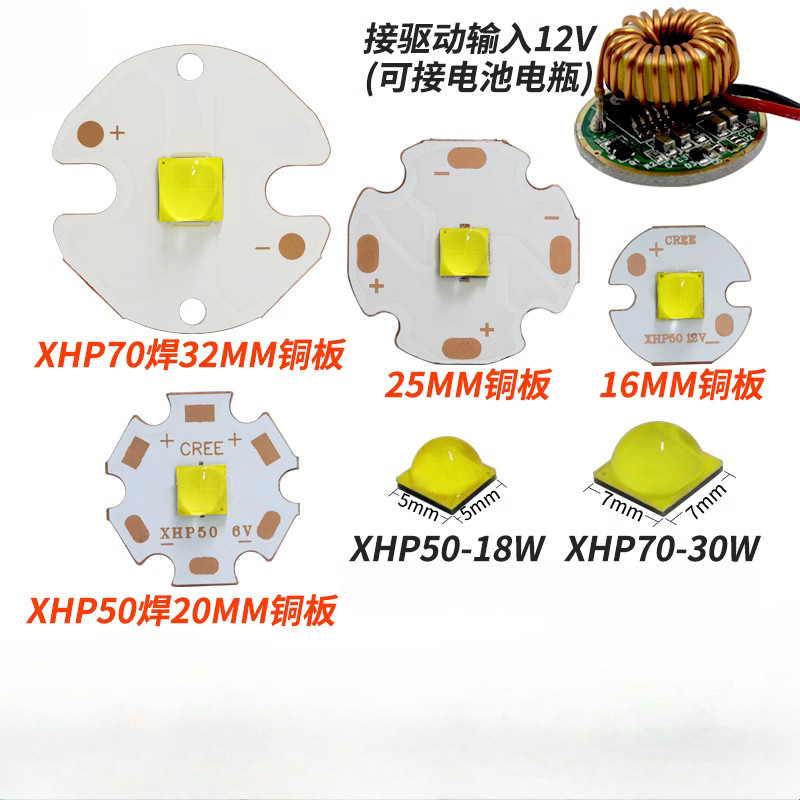 Super Bright Camping Lamp with XHP50 XHP70 LED Beads 6V High Power ...