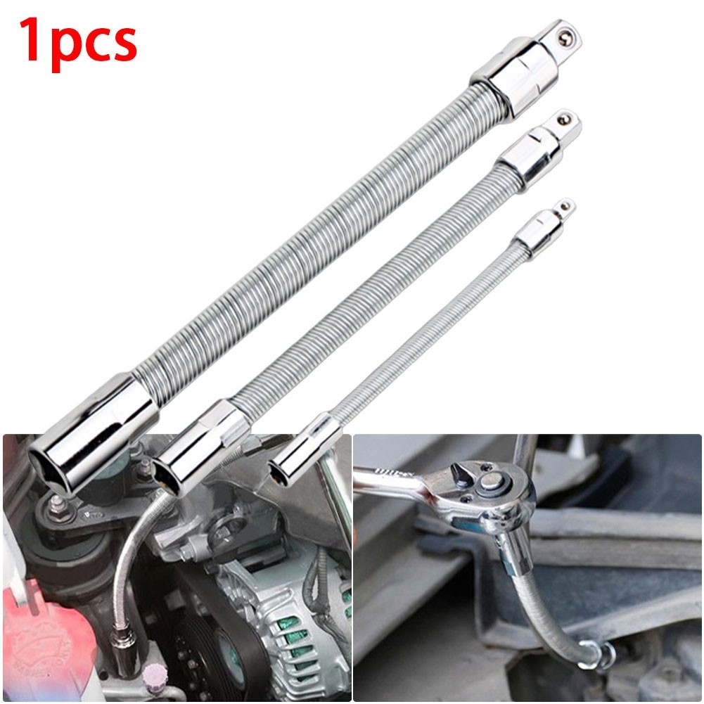 ⭐ BIG DISCOUNTS⭐ 1/4" 3/8" 1/2" Driver Flexible Socket Extension Rod ...