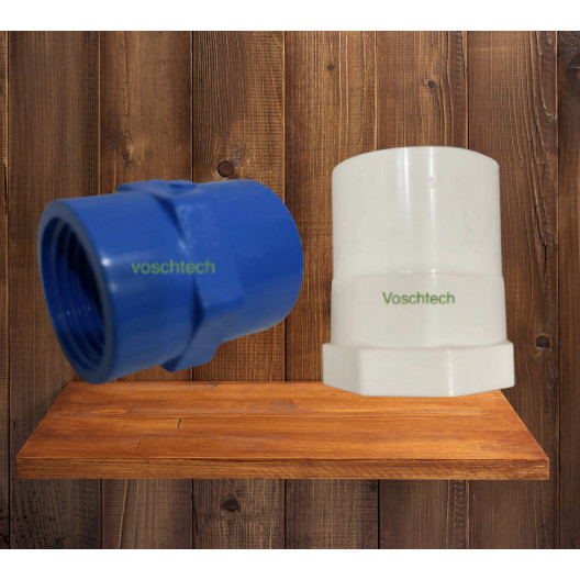 FITTINGS FEMALE ADAPTER BLUE WHITE PVC | Shopee Philippines