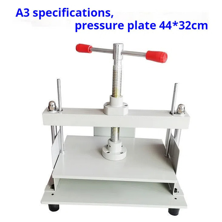 A3 Book Binding Press Machine Manual Flat Paper Binder Tampography ...