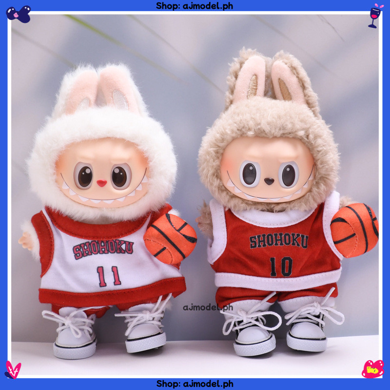 15cm 17cm labubu clothes|basketball jersey T-shirt set|for Labubu ...
