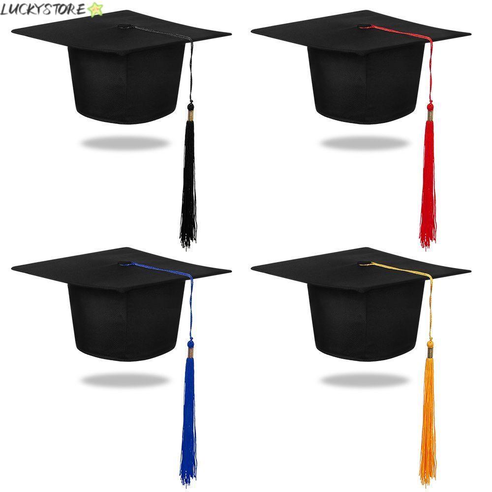 LUCKY Graduation Hat, 2024 Graduation Congrats Grad Mortarboard Cap ...