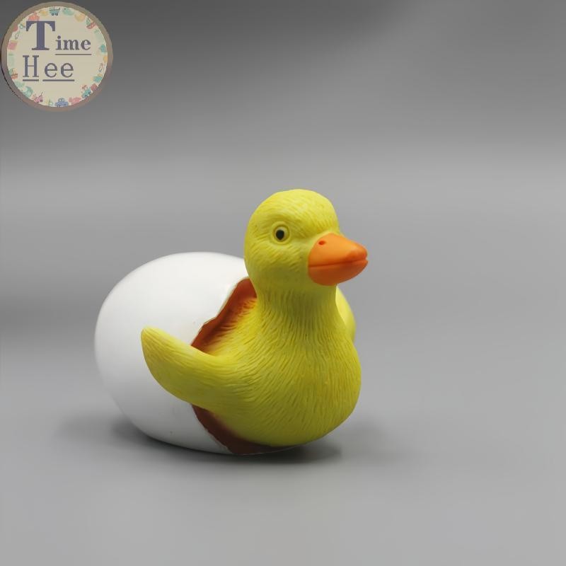 TIMEHEE Duck Figure Little Ducks Decorative Sculpture Break Shell ...