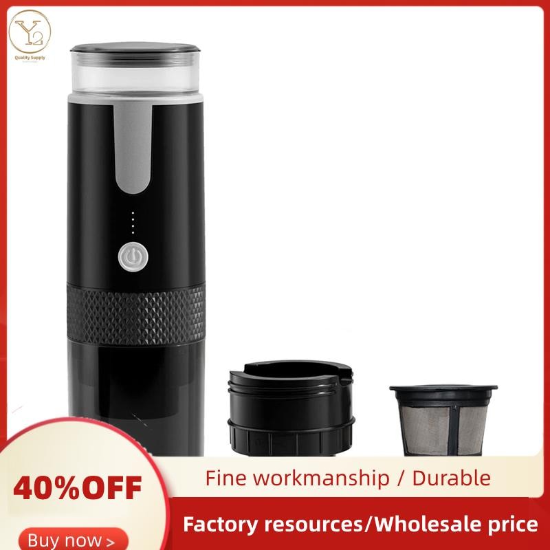 Portable Espresso Maker, Electric Travel Coffee Machine for Office ...