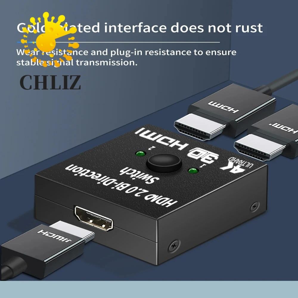 CHLIZ Bidirectional Switcher, HD 4K 60Hz Tv Adapter HDMI Switcher ...