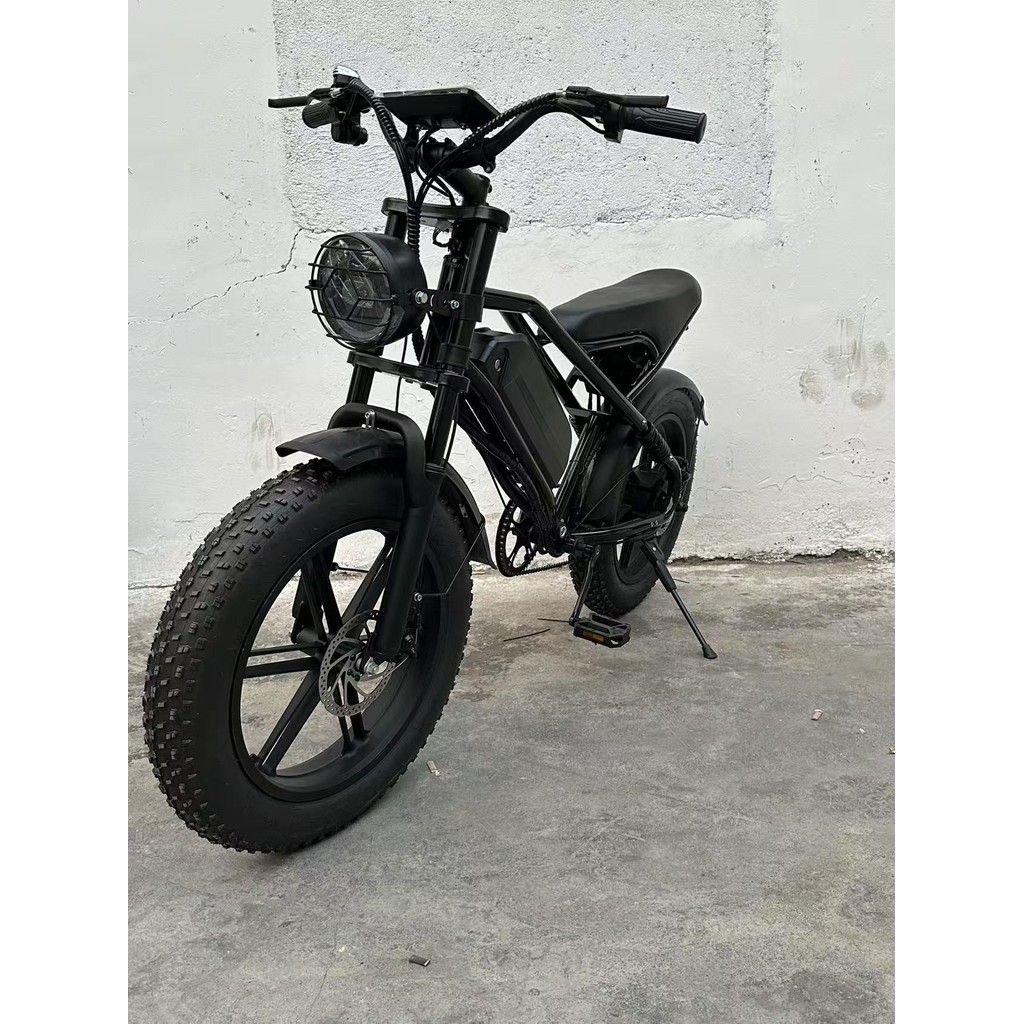 Electric Bicycle Power Assisted Bike 48V 400W Variable Speed Mountain ...