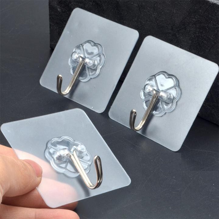 Combo of 40 Heavy-Duty Wall Hooks Super Sticky Kitchen Bathroom Wall ...