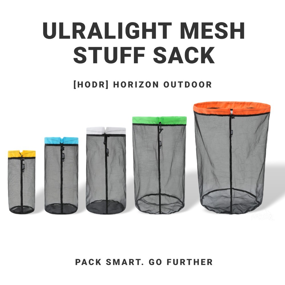 [HODR] Mesh Stuff Sack Ultralight Mesh Drawstring Storage Bags ...