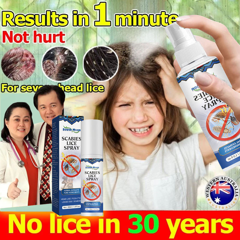 Lice remover spray 30ml Head Lice Treatment spray treatment lice ...