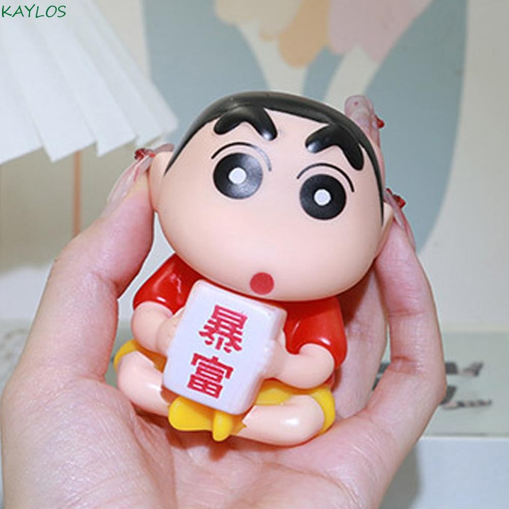 KAYLOS Crayon Shin-Chan Figure Toy, Mahjong Blessing Shinnosuke Nohara ...