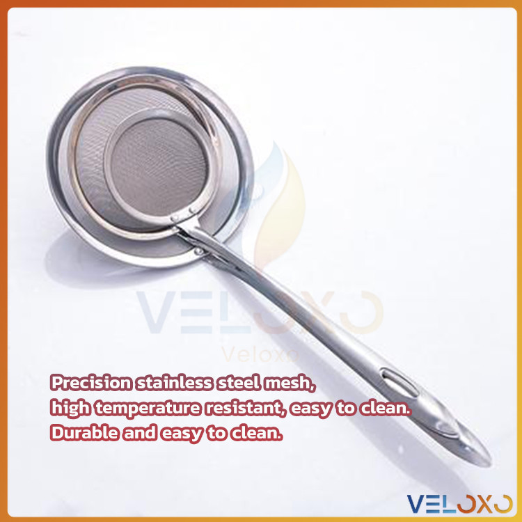 Kitchen Stainless Steel Mesh Spoon Sifter Sieve Filter Kitchenware ...