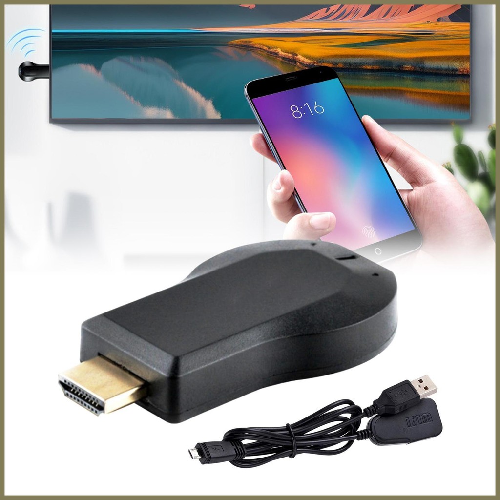 Screen Mirroring Device Screen Cast Wireless Display Adapter TV Screen ...
