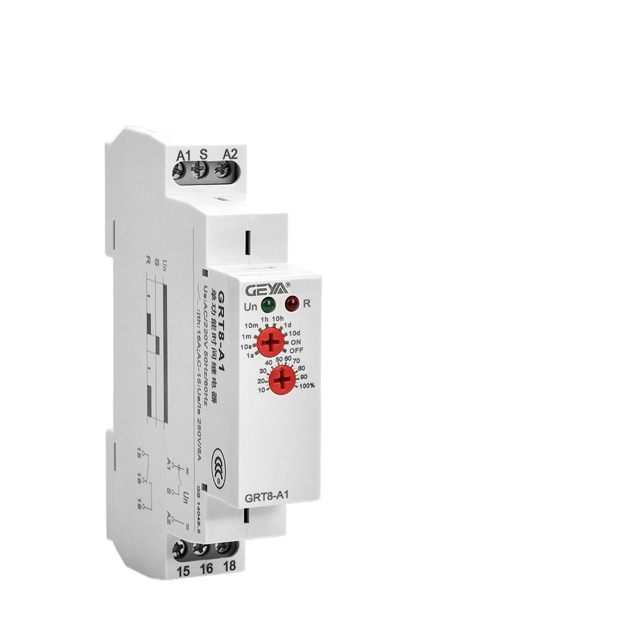 COD☆GEYA time relay GRT8-A1 power on delay disconnect B1 relay module ...