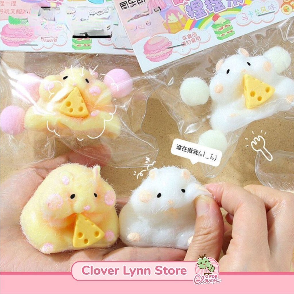 Taba SQUISHY FAT HAMSTER cute fidget squeezing toy | Shopee Philippines