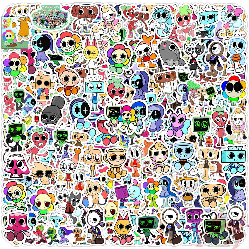 110Pcs/Set ☆ Dandy's World Q-1 Mini Diary Manual Stickers ☆ DIY Fashion ...